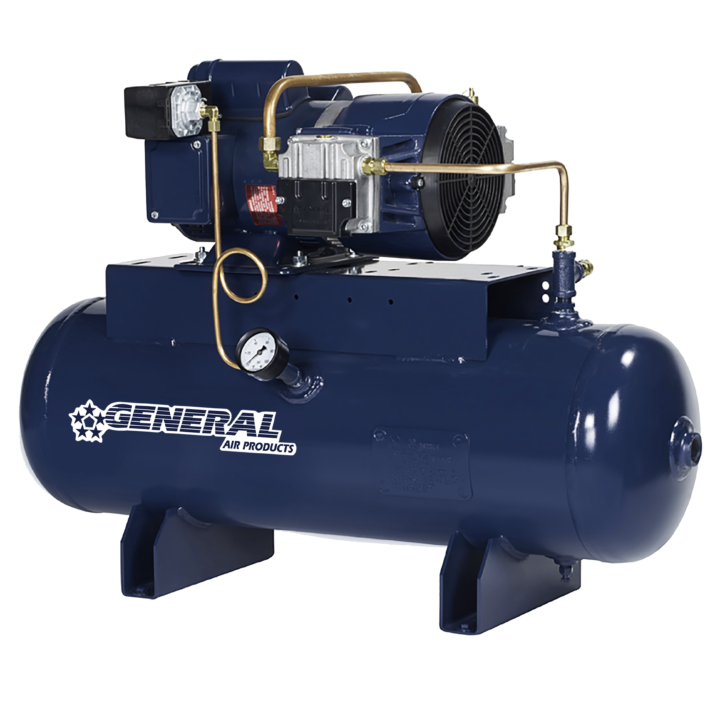 Oil-Less Tank Mount Compressors Archives - General Air Products